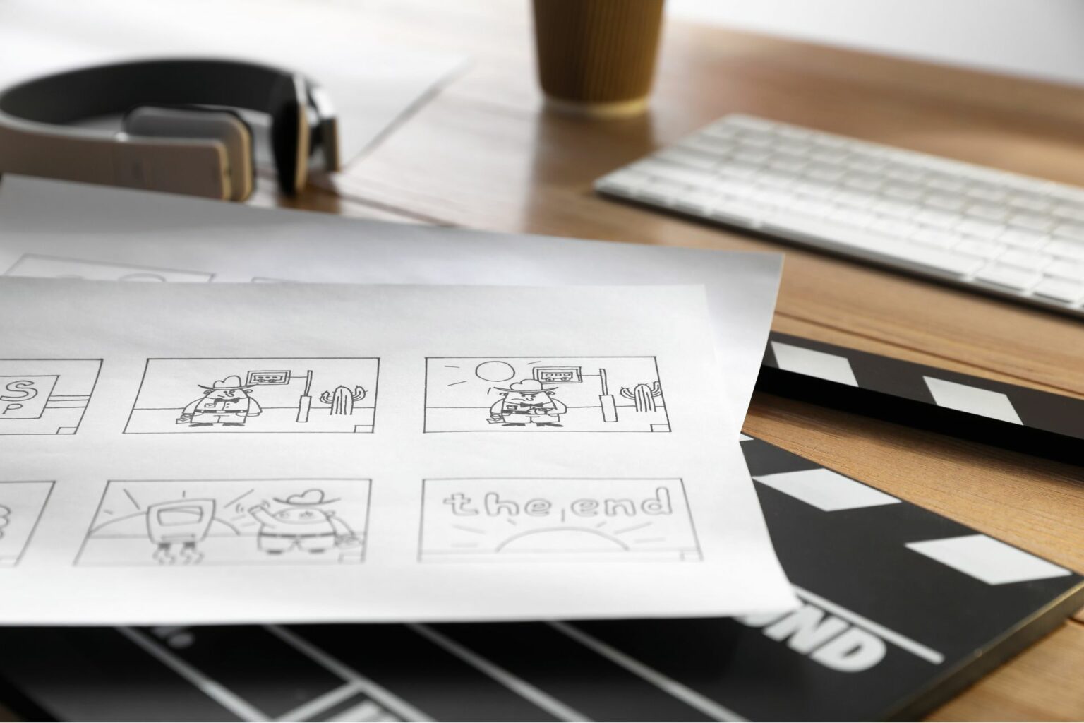 Digital vs. Traditional Storyboards - Fall Off The Wall